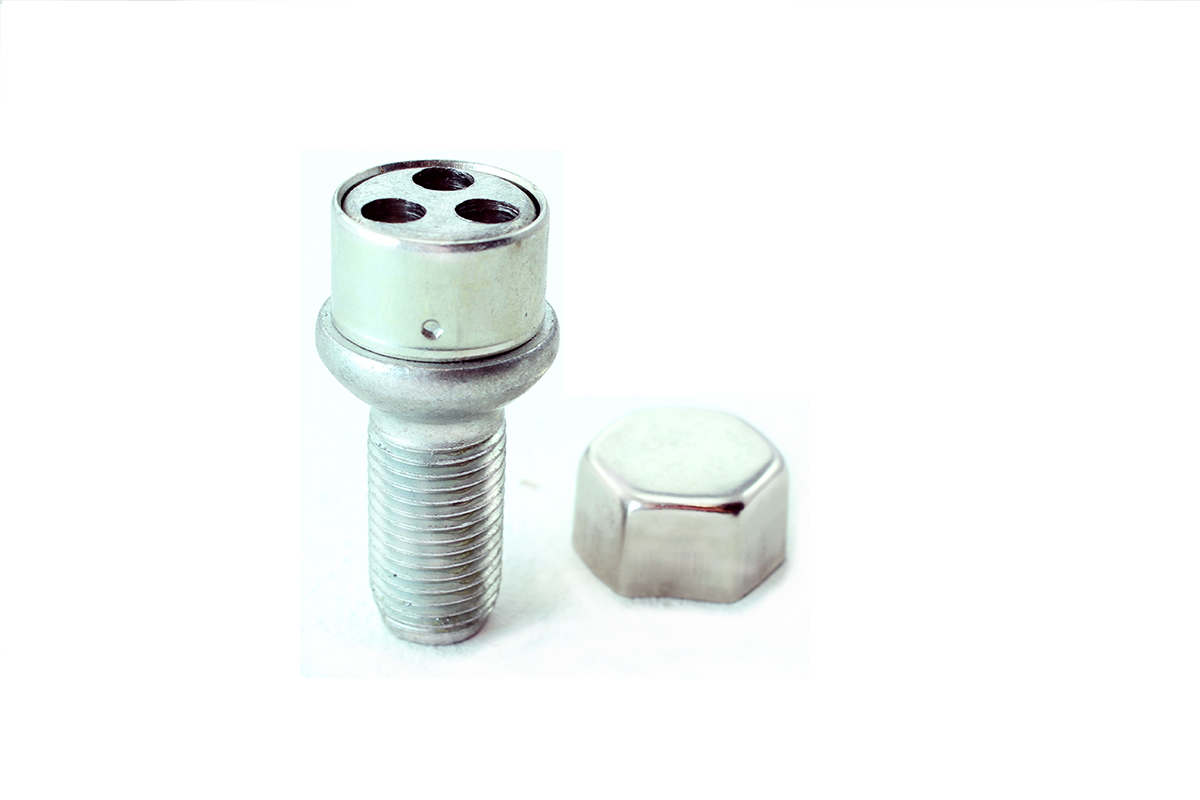 Fits Vw Golf Mk5 Mk6 Premium Wheel Locking Nuts M14X1,5 Anti-Theft ...