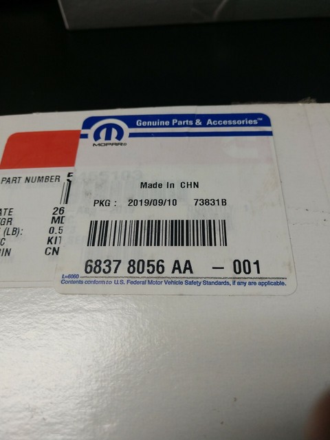 Exhaust Clamp Kit Mopar 68378056AA for sale online | eBay