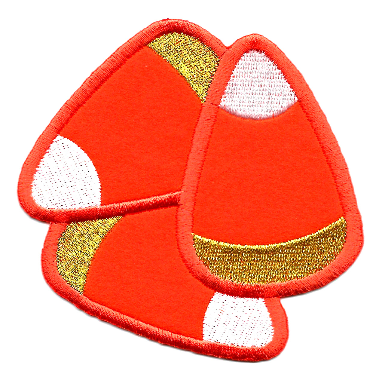 Candy Corn - Fall - Halloween - Embroidered Iron On Applique Patch | eBay