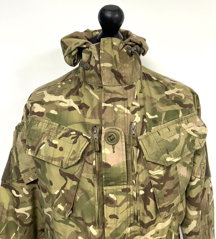 British Military Issue MTP Multi Terrain Pattern Windproof Combat Smock ...