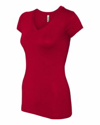 Next Level Ladies' The Sporty Tee 3400L - Red - Medium | eBay