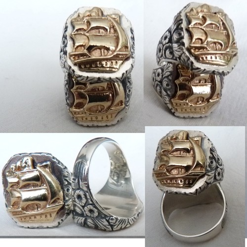 sailing ship, RING SILVER 925 | eBay