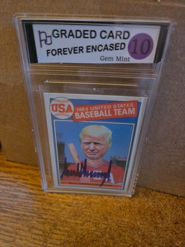 president DONALD TRUMP signed card encapsulated MAGA authentic | eBay