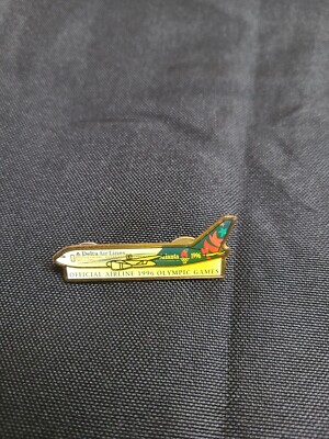 1996 Delta Airlines Centennial Spirit Olympic Pin Atlanta Official Jet ...