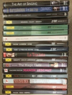 Opera, Ballet, Classical Music DVDs - pick 2 or more to get a shipping ...
