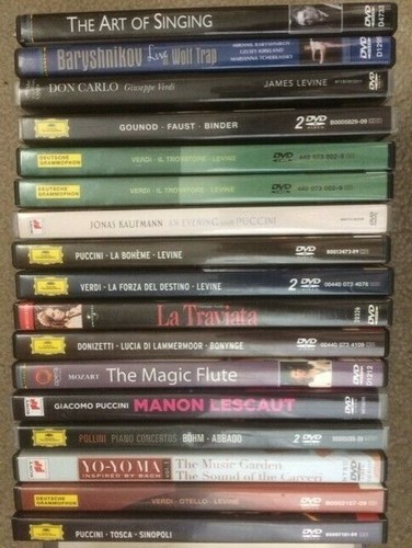 Opera, Ballet, Classical Music DVDs - pick 2 or more to get a shipping ...