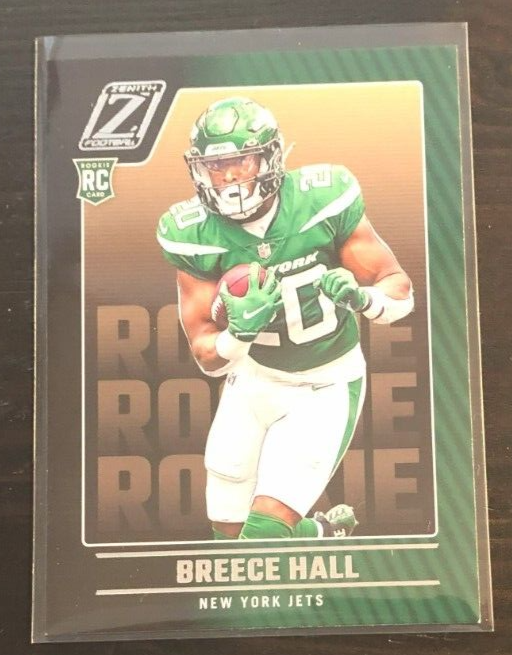2022 Panini Zenith BREECE HALL Rookie Card RC #114 Jets | eBay