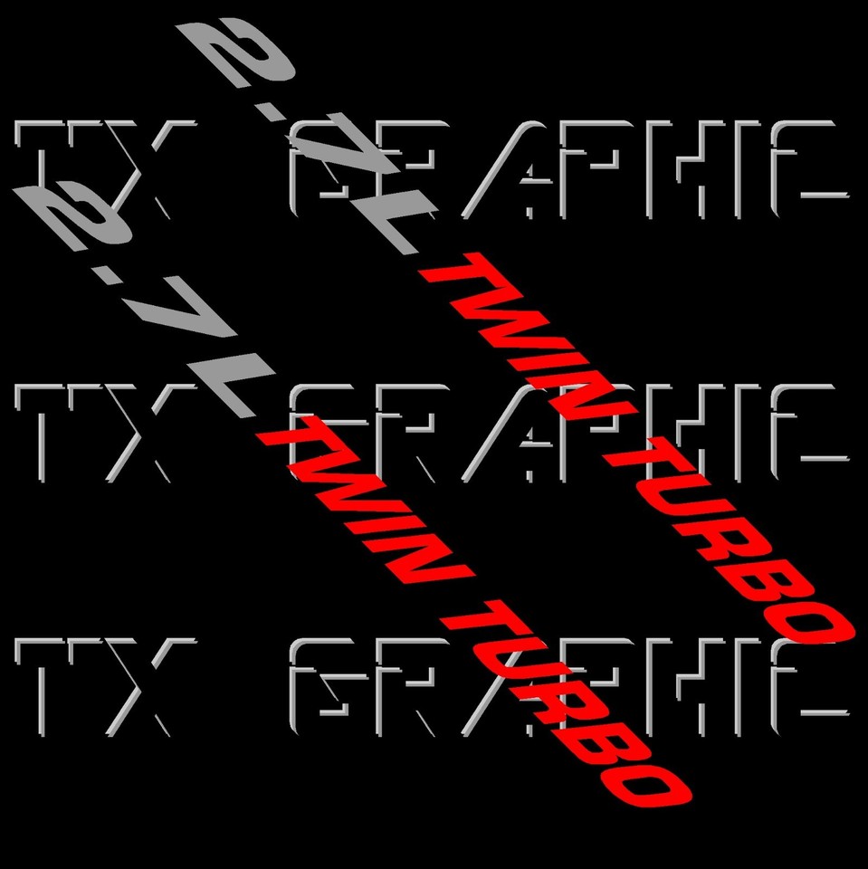 2.7 L LITTER CC TWIN TURBO DECAL STICKER ENGINE FORD F-150 ECOBOOST V6 ...