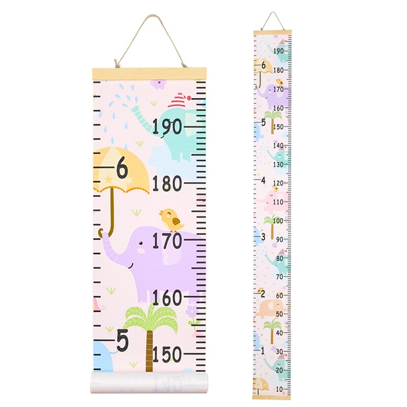Kids Height Growth Chart Hanging Growth Chart Ruler for Recording ...
