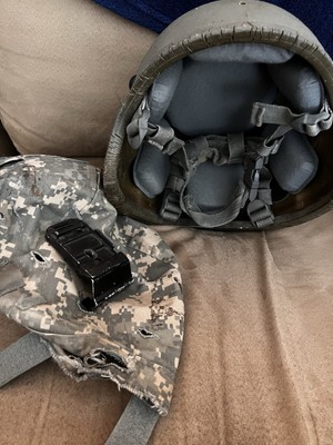 Gentex Large - US Military Advanced Combat Helmet ACH W/Mount/cover | eBay