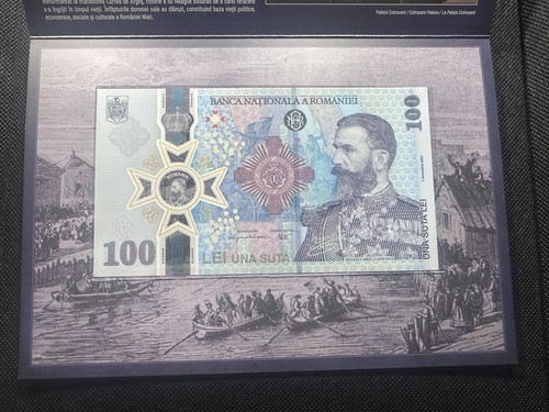 Romania 100 lei 2024 Commemorative note 185 years birth of King Carol ...