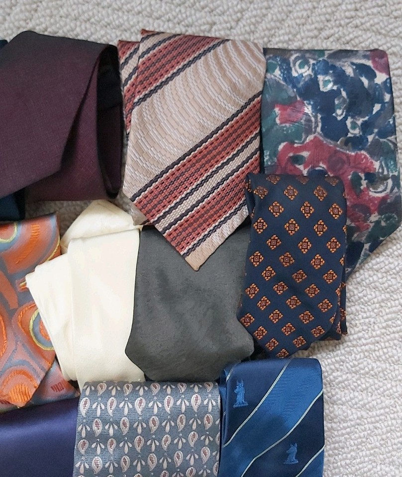Bundle of 12 Ties. Pre-owned. Good Condition. Various Designs. | eBay UK
