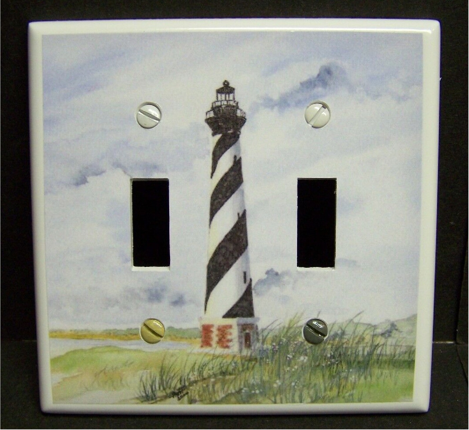 CAPE HATTERAS LIGHTHOUSE #2 LIGHT SWITCH OR OUTLET COVER MULTIPLE SIZES ...