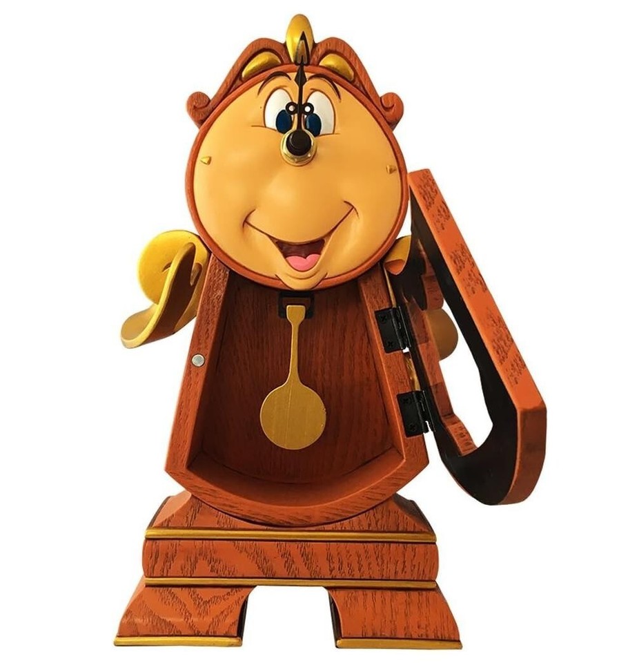 Disney Parks Beauty and the Beast Cogsworth Clock 10" Working Clock ...