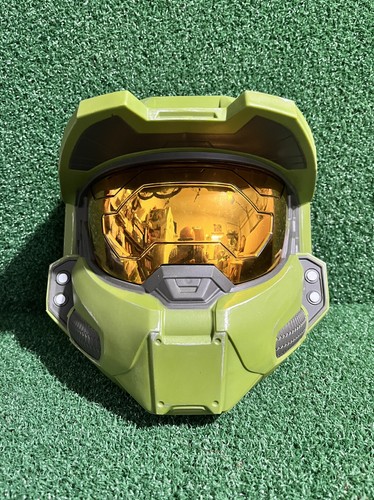 Halo Master Chief Helmet Plastic Mask Disguise Halloween Costume ...