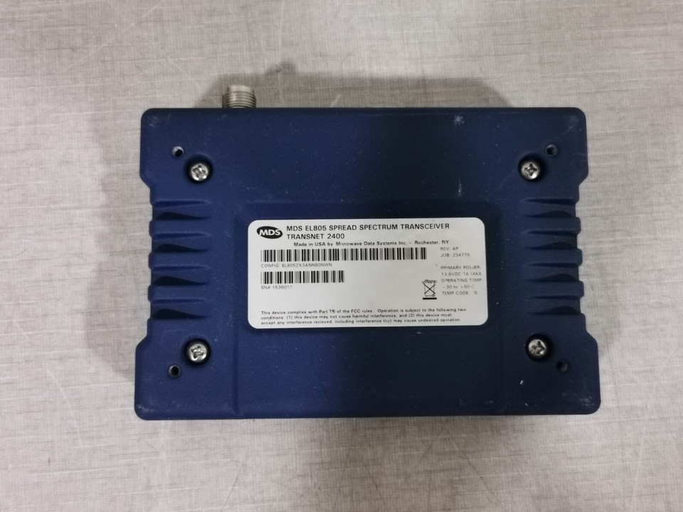MDS EL805 Spread Spectrum Transceiver TransNet 2400 | eBay