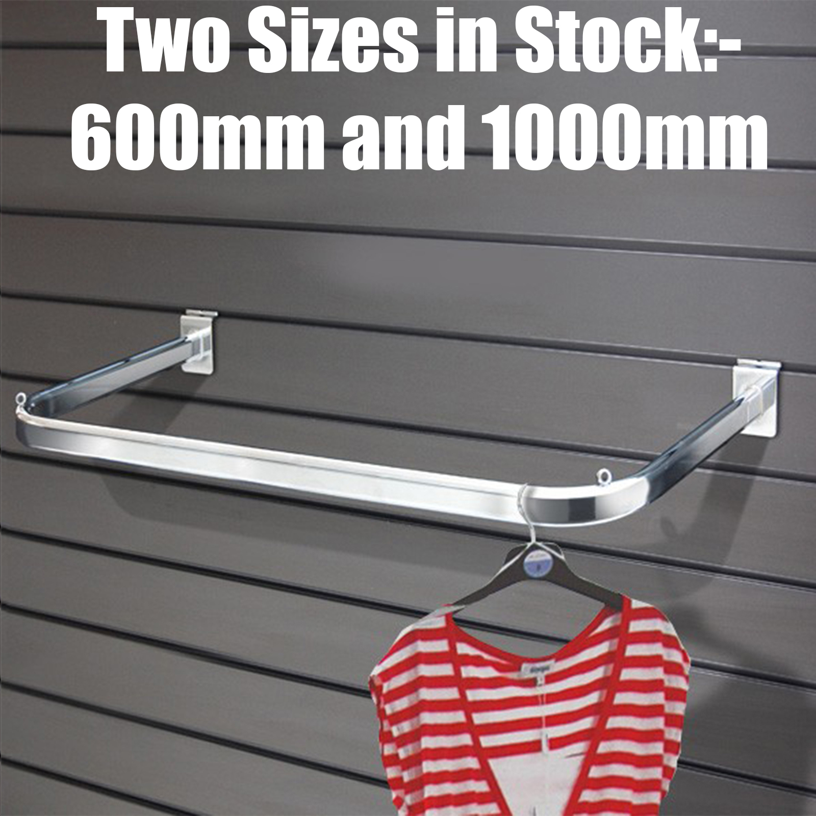 D-RAIL FOR SLATWALL 600mm/1000mm HEAVY DUTY SHOP RETAIL DISPLAY | eBay UK