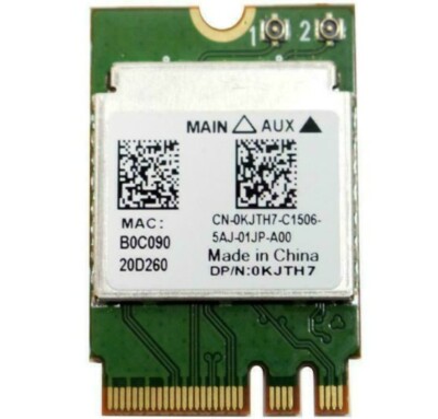 Dell DW1801 KJTH7 BT 4.0 combo ngff WIFI WLAN Wireless Card Inspiron 20 ...