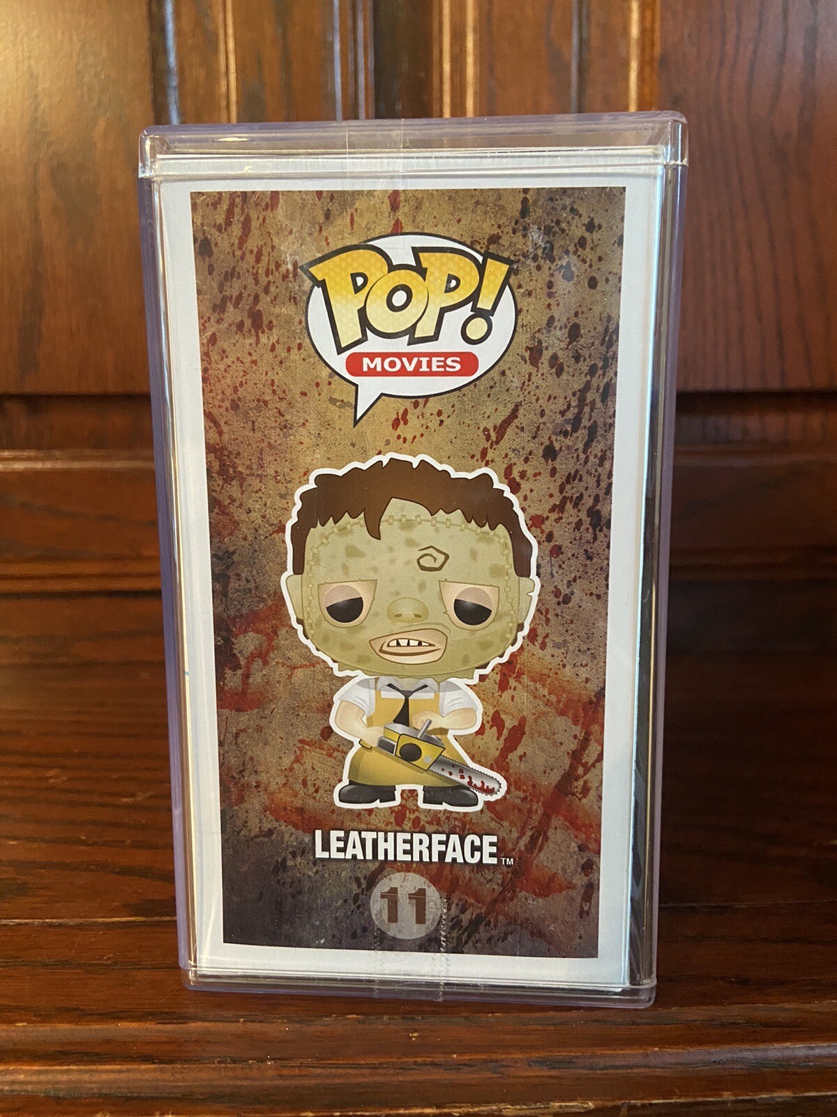 Funko POP! Movies RARE Leatherface BLOODY CHASE PIECE #11 VAULTED ...