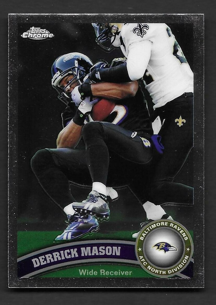2011 Topps Chrome #41 Derrick Mason Baltimore Ravens | eBay