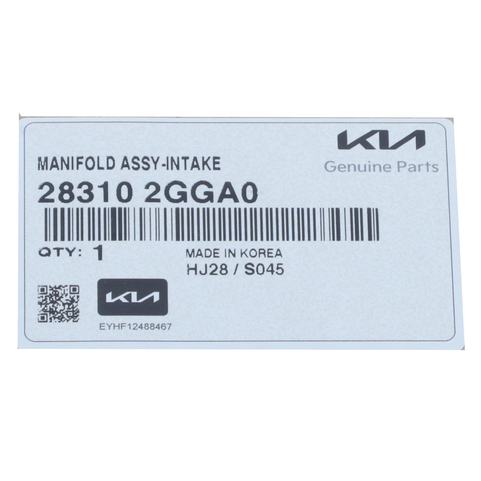 NEW OEM Kia 2016-2022 Sportage Sorento Optima Intake Manifold 28310 ...