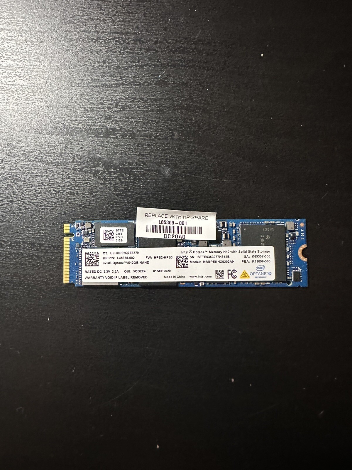 Intel Optane Memory H10 32GB w/512GB SSD Storage M.2 80mm ...