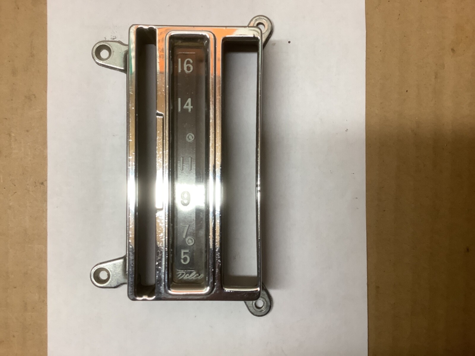 C2 CORVETTE 1965-1967 AM RADIO FACE PLATE W/CLEAR LENS DELCO oem | eBay
