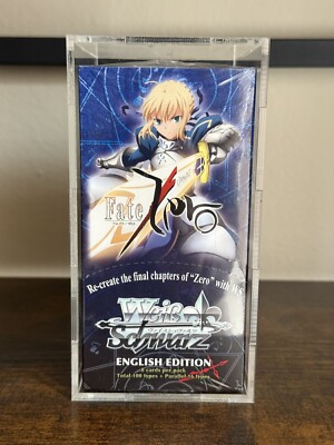 Weiss Schwarz Fate/Zero Booster Box Fate/Stay Fate Zero English Sealed ...