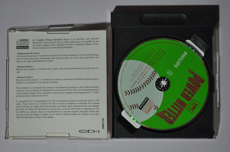 Philips CDi / CD-i Game Retro - Power Hitter A CD-I Fantasy Batting ...