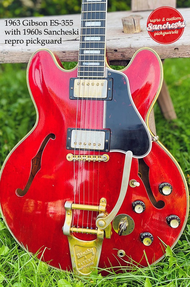 1960s Gibson ES-355 short guard repro pickguard | eBay