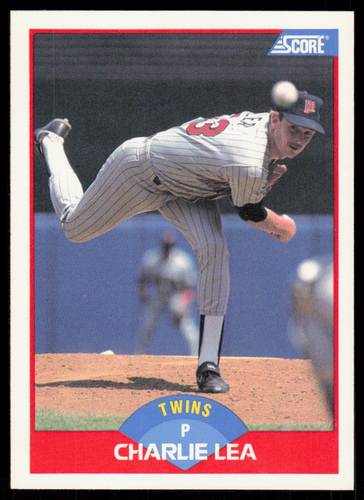1989 Score 501 Charlie Lea Minnesota Twins | eBay
