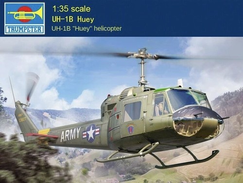 Trumpeter 05111 1/35 Scale UH-1B Huey Helicopter Assembly Model Kit | eBay