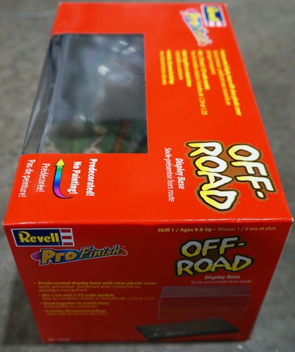REVELL PRO FINISH OFF-ROAD DISPLAY CASE CLEAR PLASTIC FITS 1/24-1/25 ...