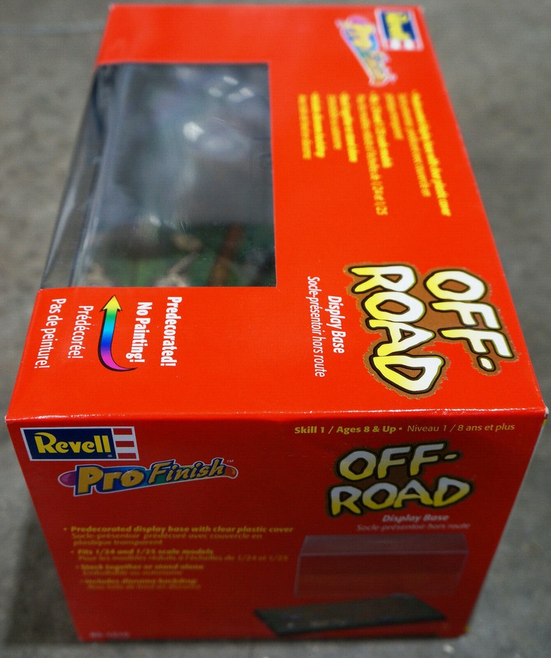 REVELL PRO FINISH OFF-ROAD DISPLAY CASE CLEAR PLASTIC FITS 1/24-1/25 ...