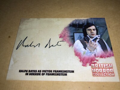 BRITISH HORROR COLLECTION RALPH BATES PF2 FACSIMILE AUTOGRAPH CARD ...
