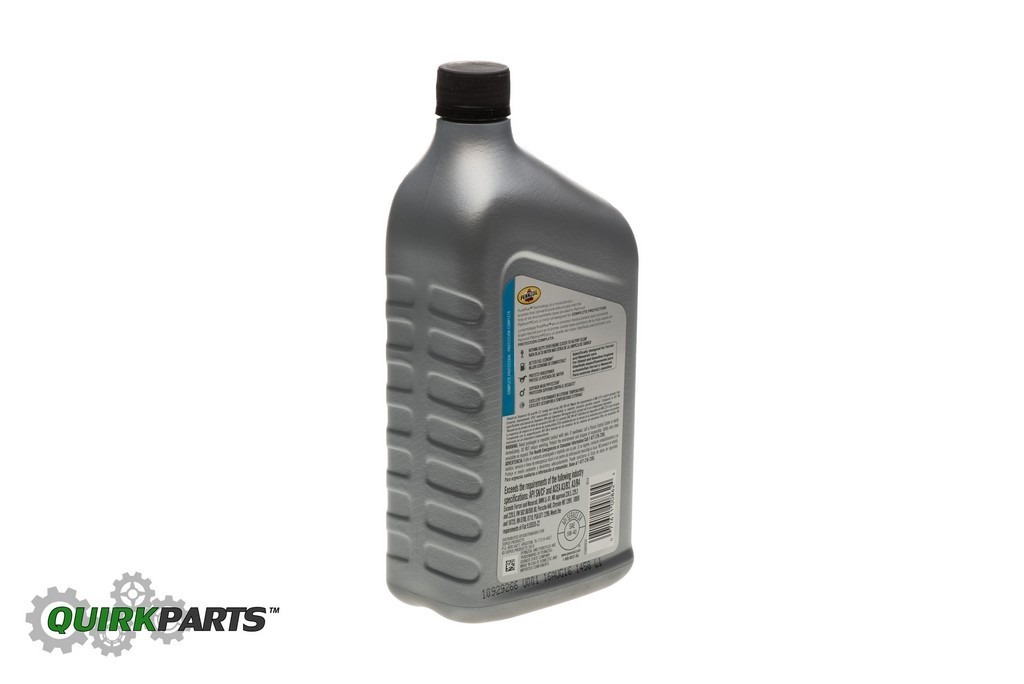5W40 FULL SYNTHETIC PLATINUM EURO MOTOR OIL 1-QUART OEM MOPAR GENUINE ...