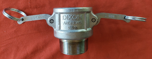 Dixon Andrews 150-B Coupler Stainless Steel Cam Lock Groove Male 1-1/2" NPT-USA | eBay