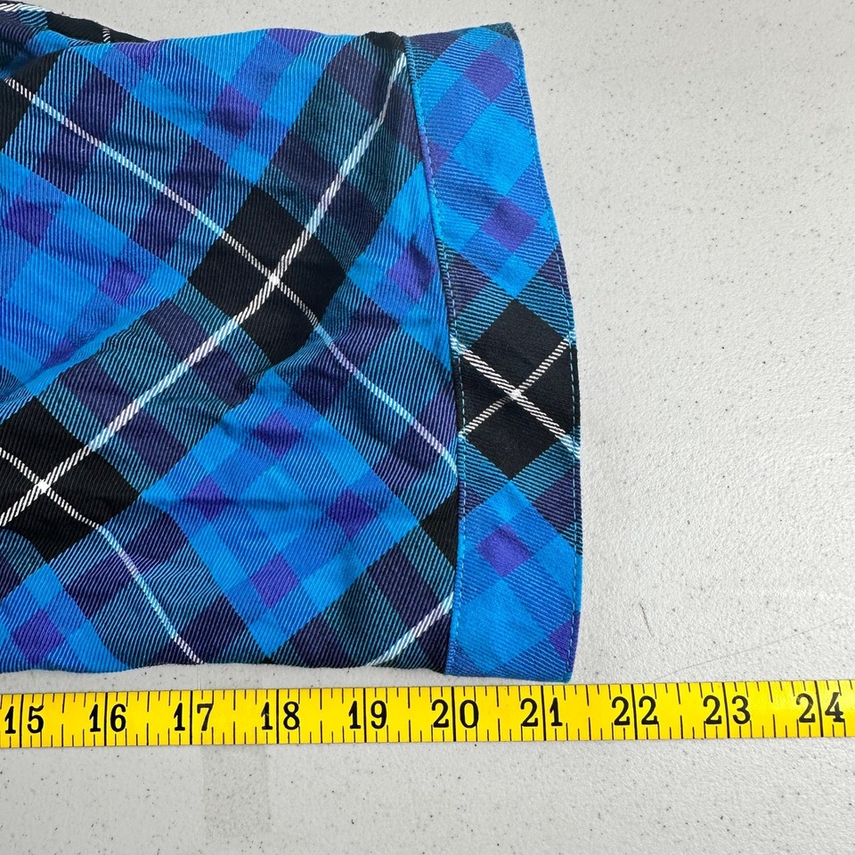 Royal & Awesome Plaid Tartan Golf Knickers Pants Mens 36 Blue Sporty ...