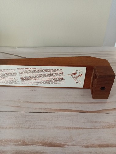 Vintage Crock Stick Knife & Scissor Sharpener 4-Rod w/ Original Box USA ...