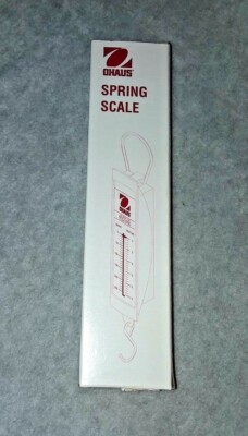 Ohaus 8001-PN Pull Type Spring Scale 0.56lb/2.5n Capacity 0.02lb/0.1n ...