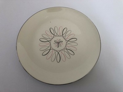 Sevron China Carousel RY251 Pink, Black & Gray Spiral - 10-1/4" DINNER ...