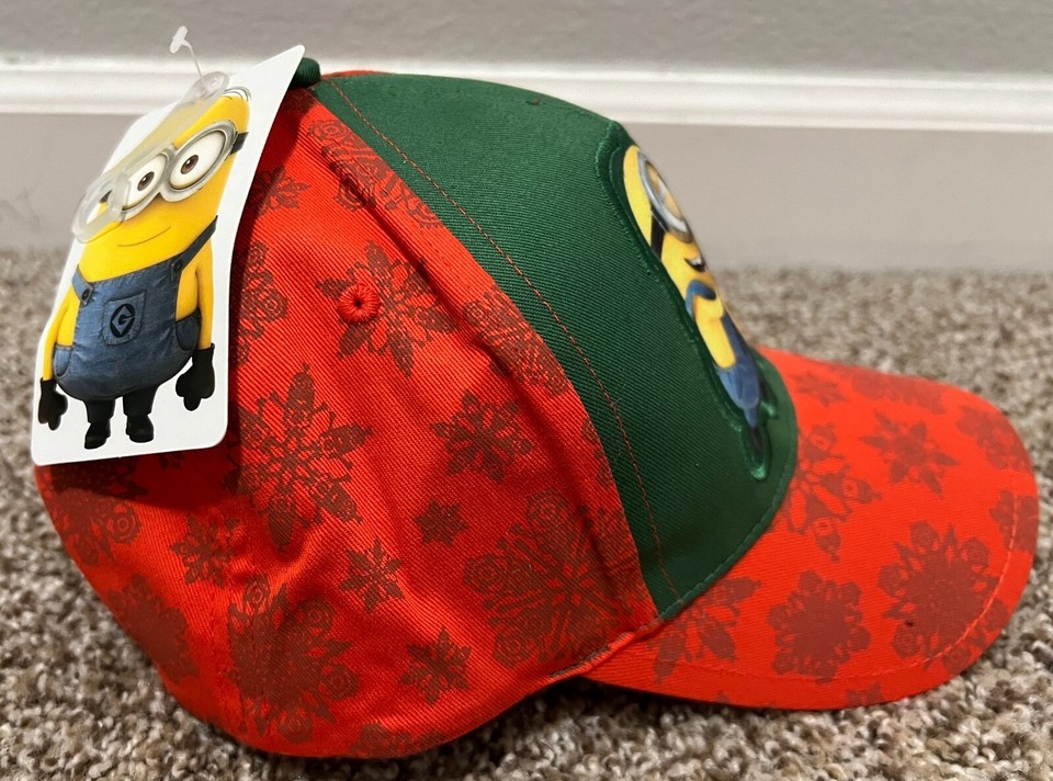 Illumination Despicable Me Minion Holiday Kids Baseball Snapback Hat | eBay