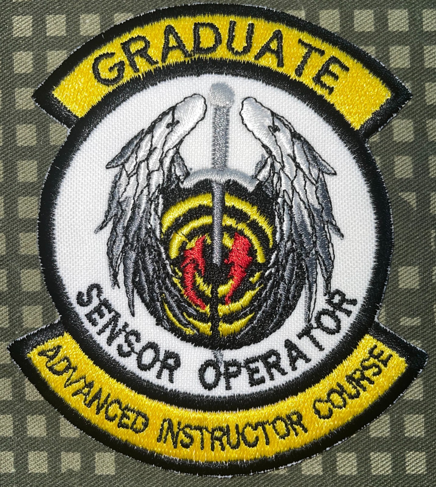 USAF 26th Weapons Sq AIC Graduate Sensor Operator Patch Repro New A303 ...