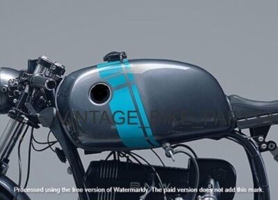 BMW R100 RT RS R90 R80 R75 Steel Dark Blue Painted Gas Fuel Petrol Tank ...