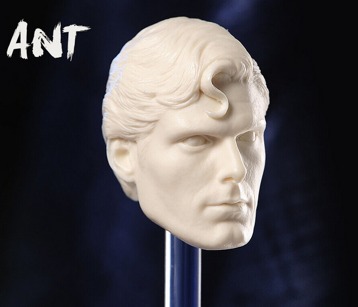 1:6 Superman Christopher Reeve Head Sculpt Fit 12" Male Figure Body ...