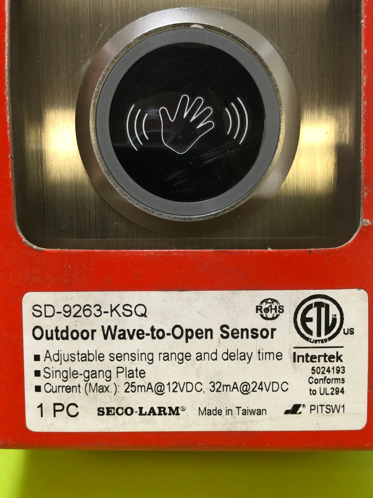 SECO-LARM SD-9263-KSQ OUTDOOR SINGLE-GANG NO-TOUCH SENSOR for sale ...