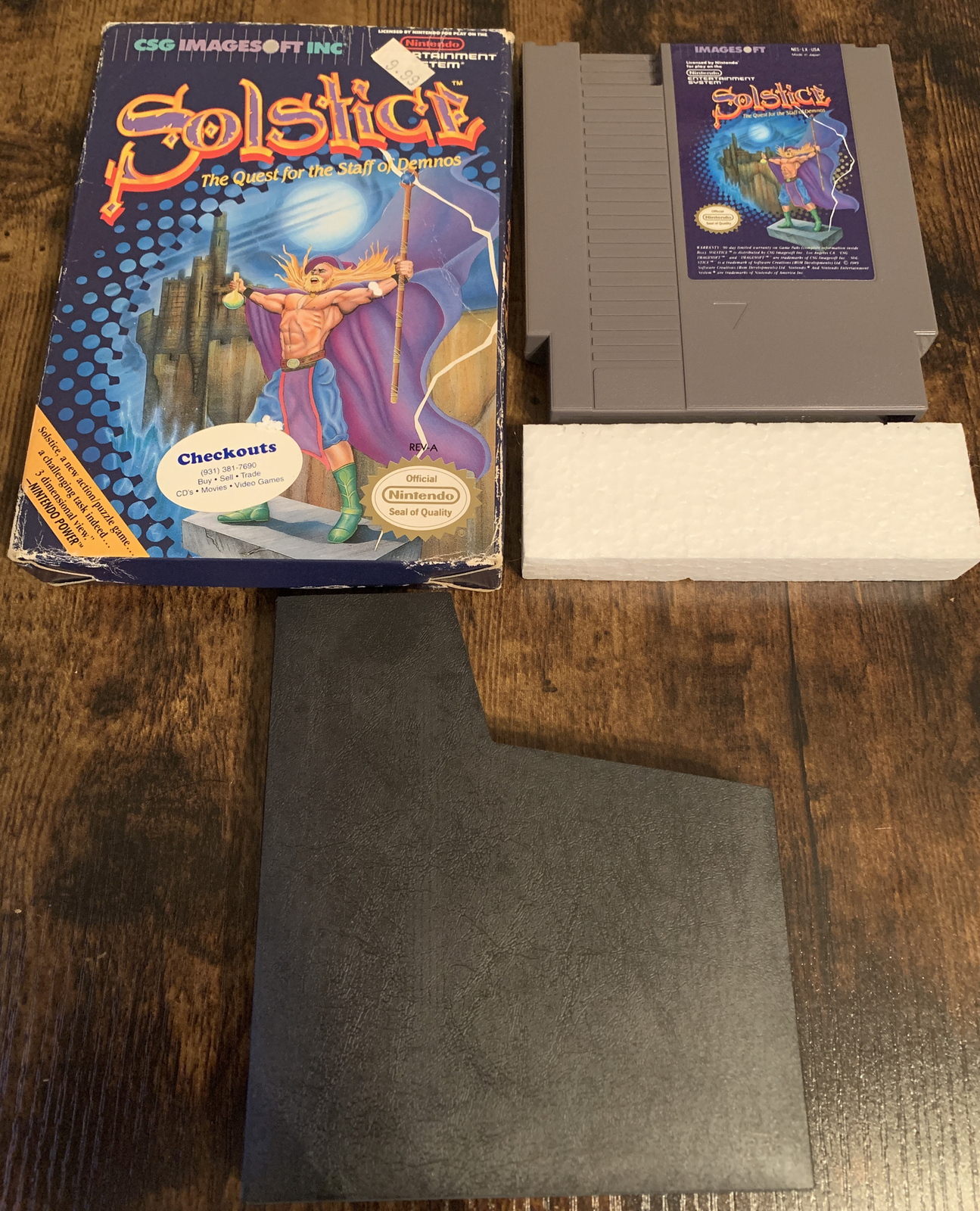 Nes Nintendo Solstice Game in Box Tested Guaranteed Polished Contacts ...