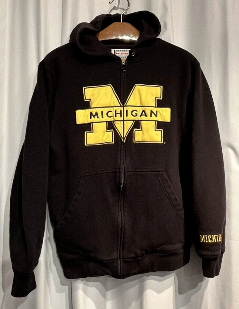 Michigan Wolverines Full Zip with Hood Small Foot Locker by Team ...