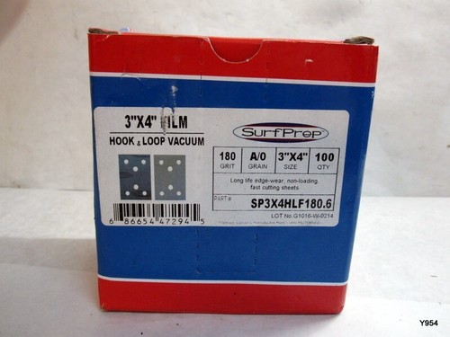 SurfPrep Blizzard Film Sheet - 3x4 - 6-Hole - 100pk 180 grit | eBay