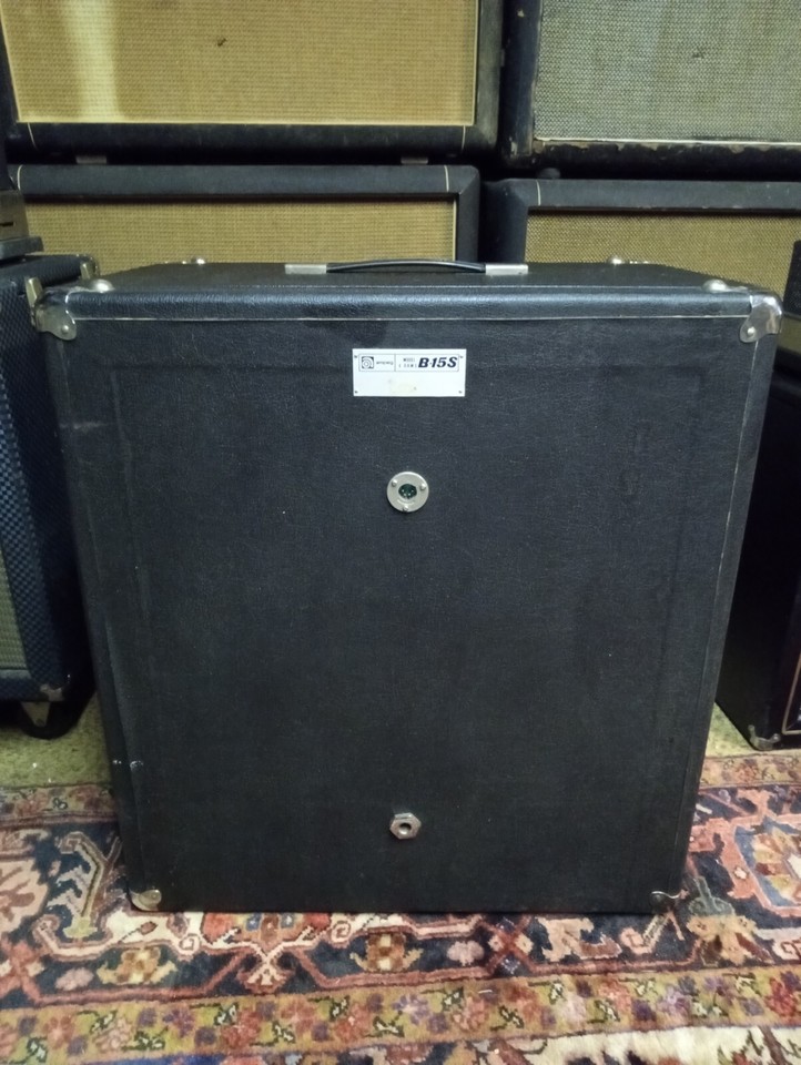 1970s Ampeg B-15S Extension Cabinet 8 Ohm Original Excellent Condition ...